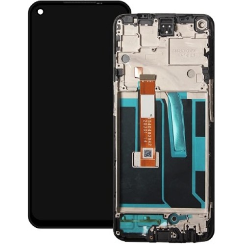OnePlus Nord N10 5G LCD Screen With Frame Module Black - Cellspare